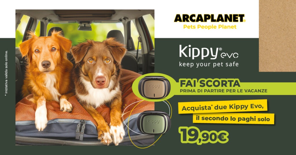 Kippy Evo geolocalizzatore per cani in esclusiva da Arcaplanet